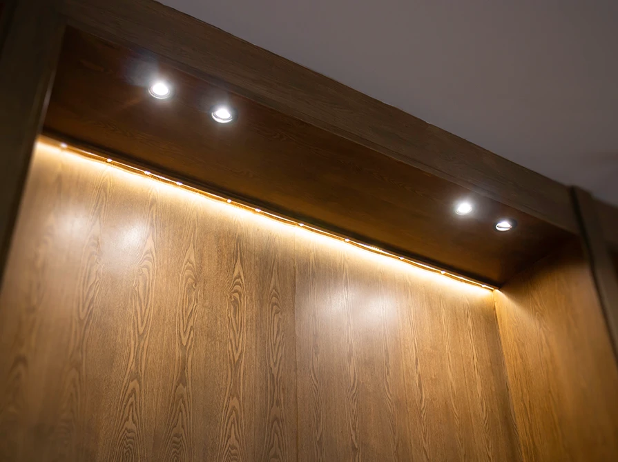 Recessed Strip Fluorescent Light